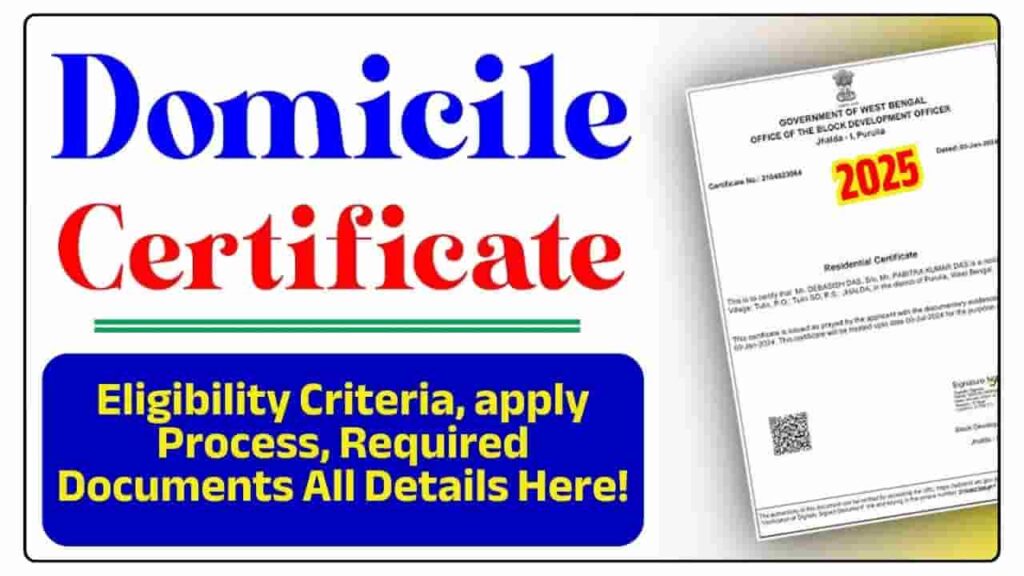 Residential Certificate 2025 - Eligibility Criteria, apply Process ...